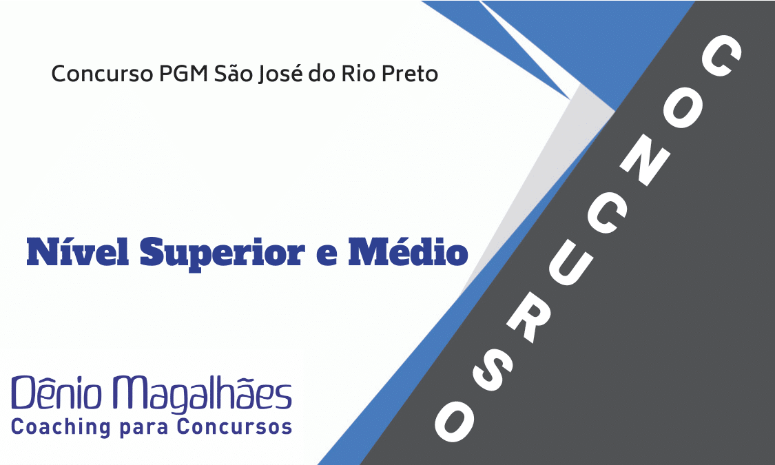Tudo Sobre o Concurso PGM São José do Rio Preto Superior e Médio